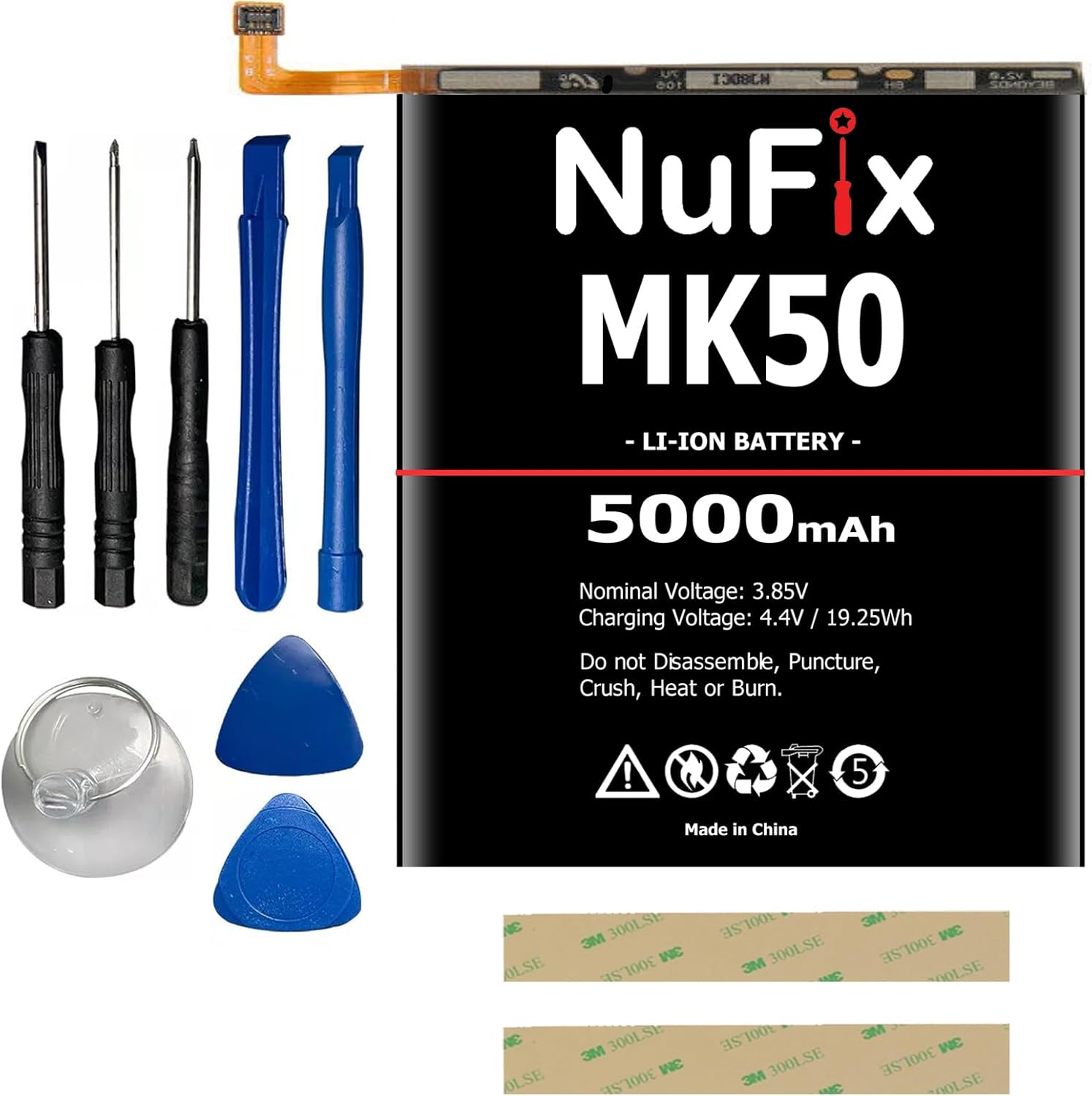 NuFix MK50 Battery Replacement for Motorola Moto G 5G 2020 XT2113 ...
