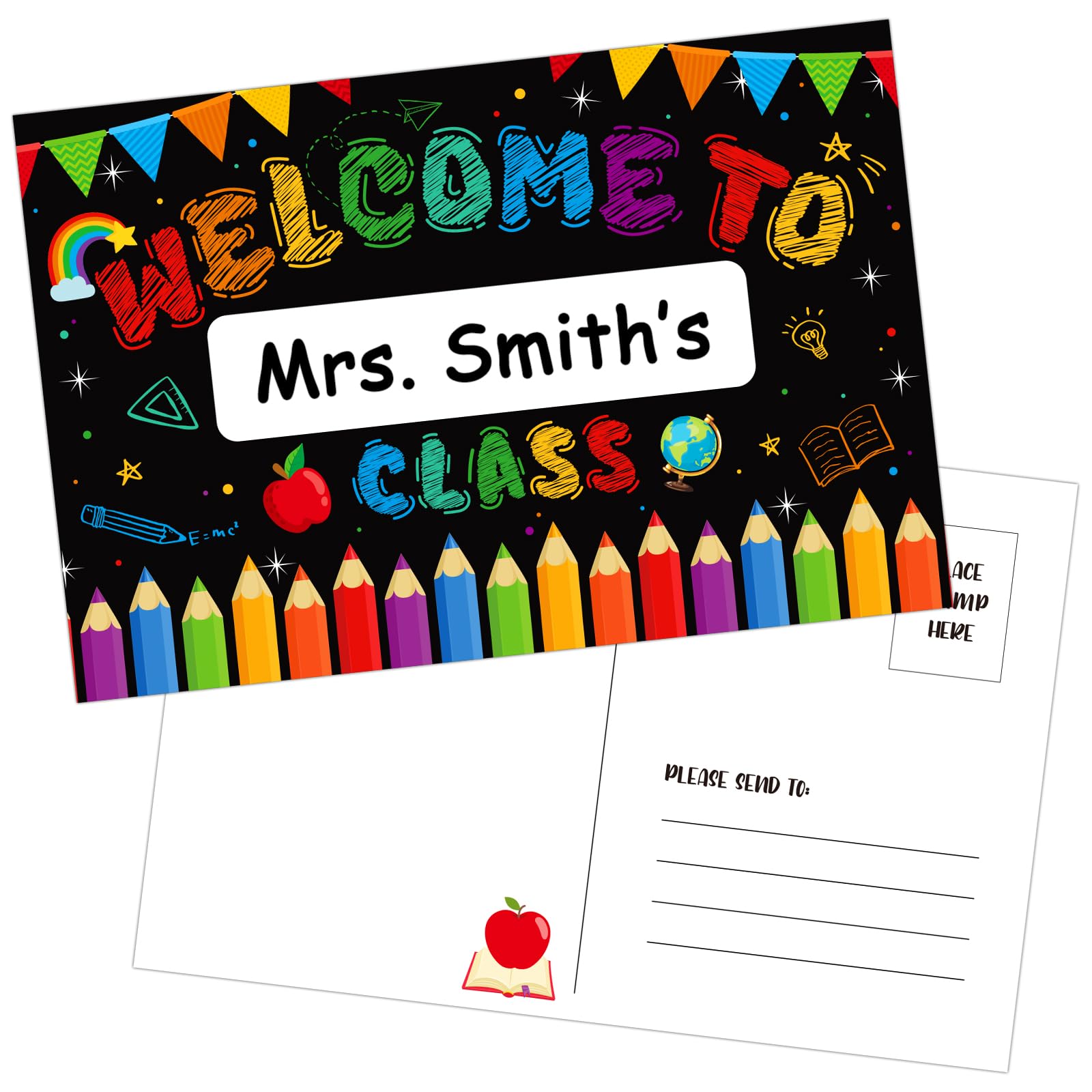 Snapklik.com : Welcome Postcards For Students - 30pcs Back To School ...