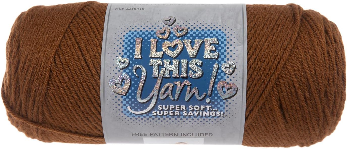 Amazon.com: I Love This Yarn 4 – Medium Acrylic Yarn – 355 Yards Soft ...