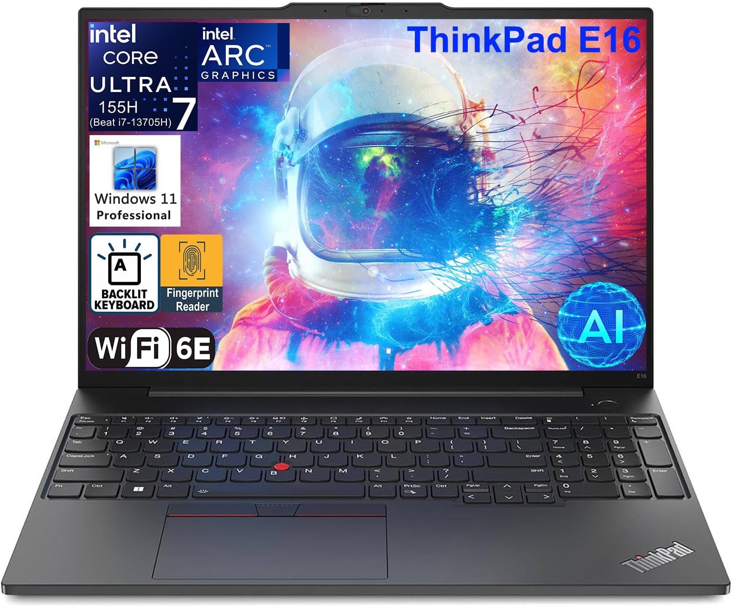 Amazon.com: Lenovo ThinkPad T16 Gen 3 21MN00AHUS 16" Touchscreen Notebook - WUXGA - Intel Core ...