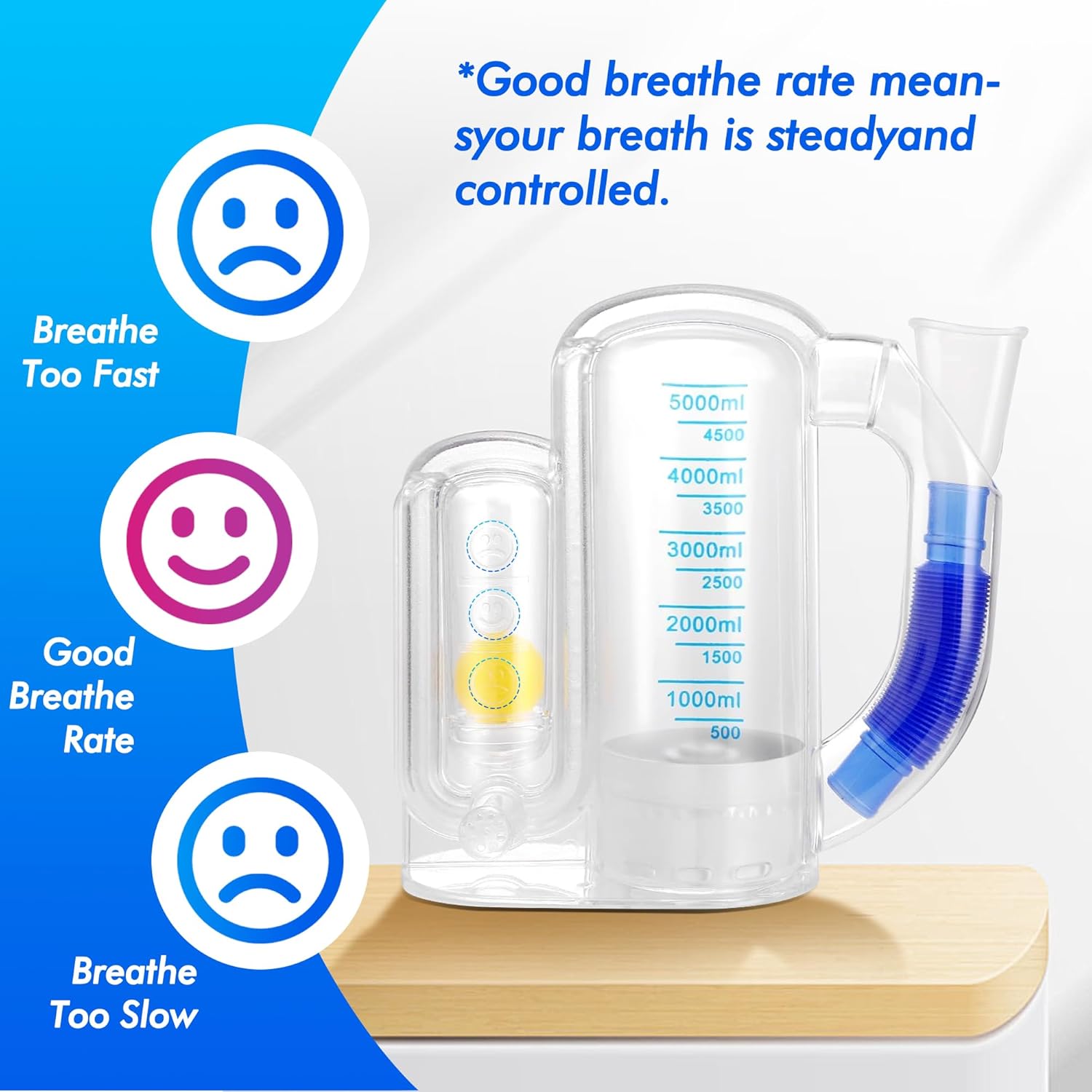 Incentive Spirometer Adult,Breathing Exercise Device Philippines | Ubuy