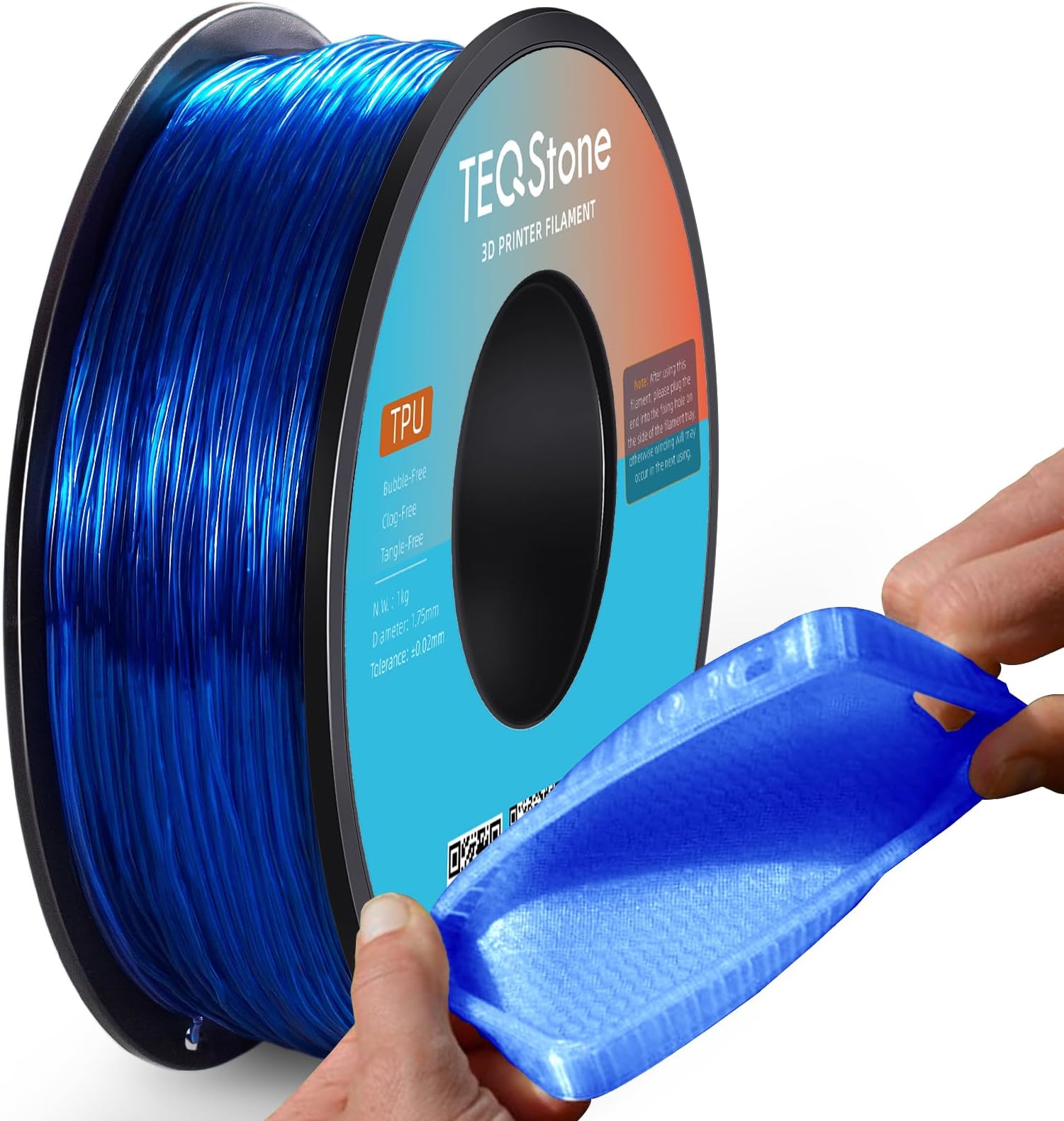 Amazon.com: SainSmart Neon Color TPU, 1.75mm Flexible TPU 3D Printer ...