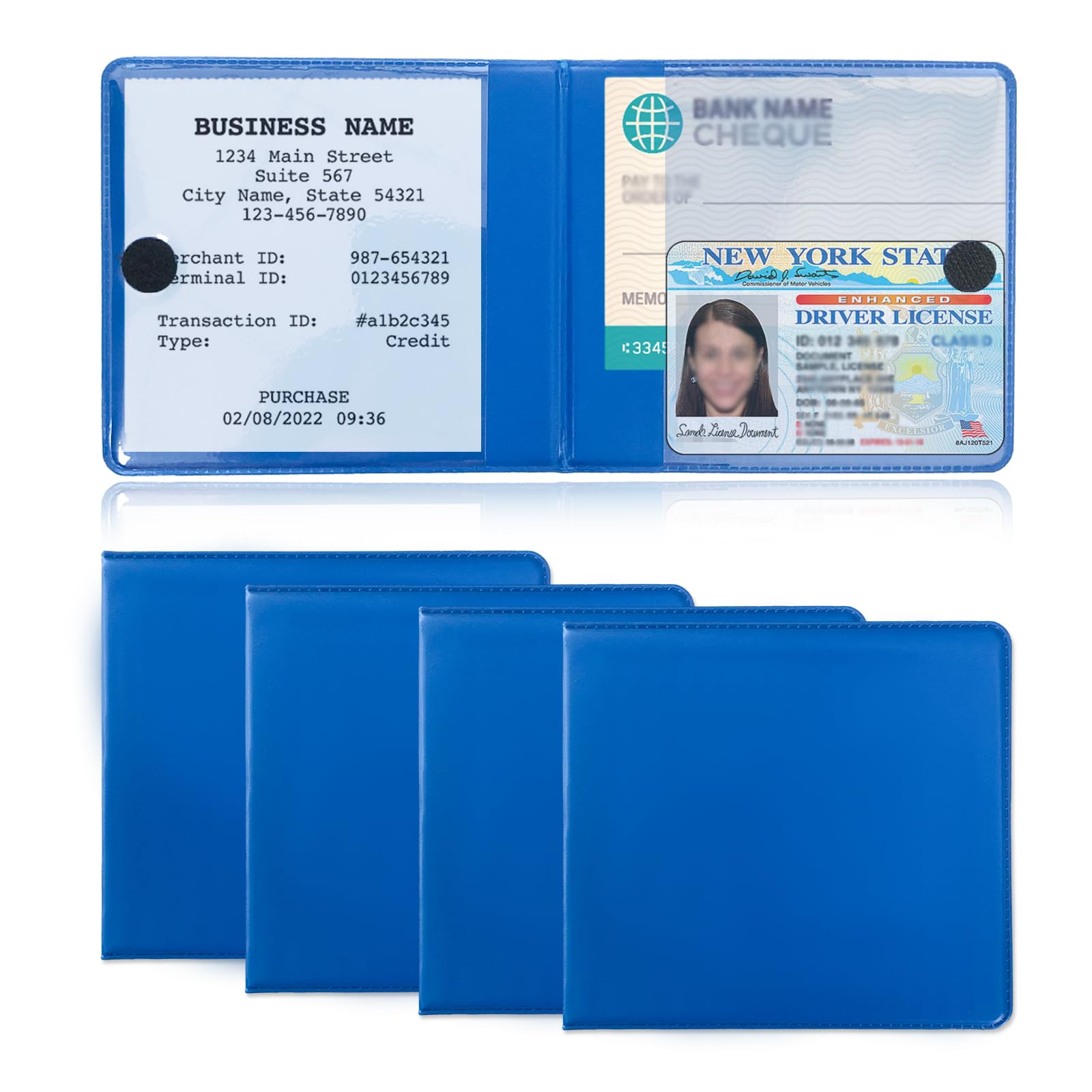 Amazon.com: Kewucn 4 Pack Car Registration Insurance Holder, Essential ...