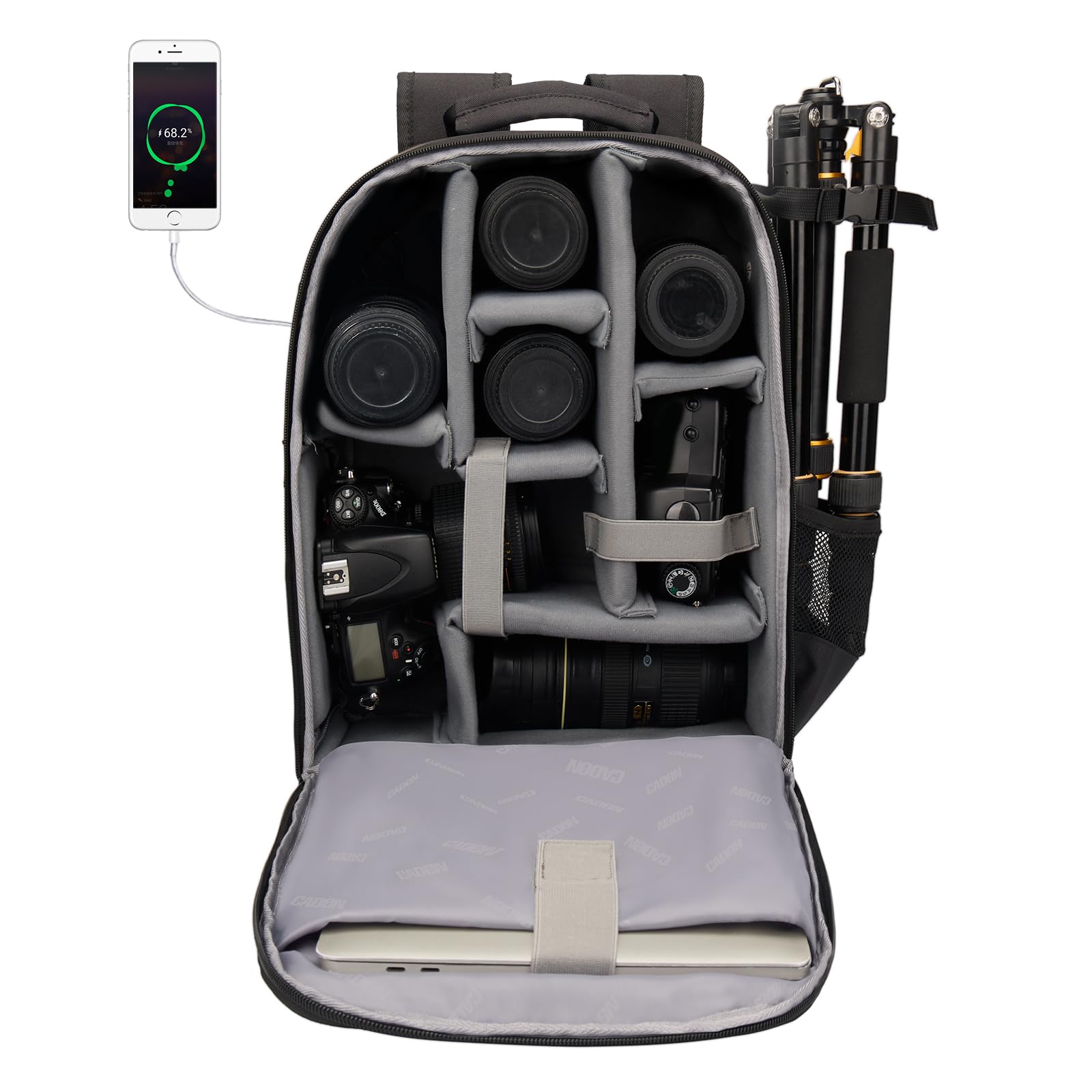 Amazon.com : CADeN Camera Backpack Bag with Laptop Compartment 15.6 ...