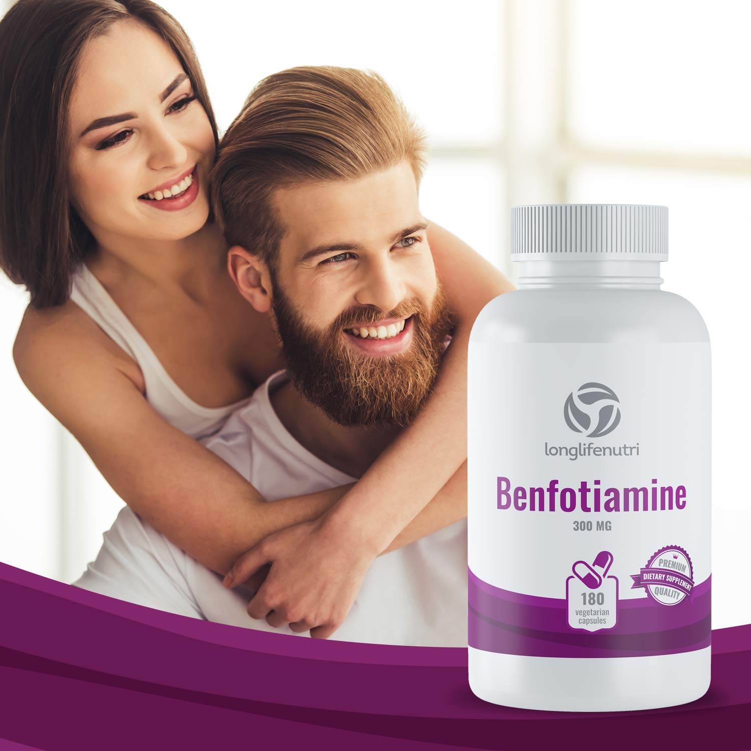 Buy Benfotiamine 300mg 180 Vegetarian Capsules | Fat-Soluble Vitamin B1 ...