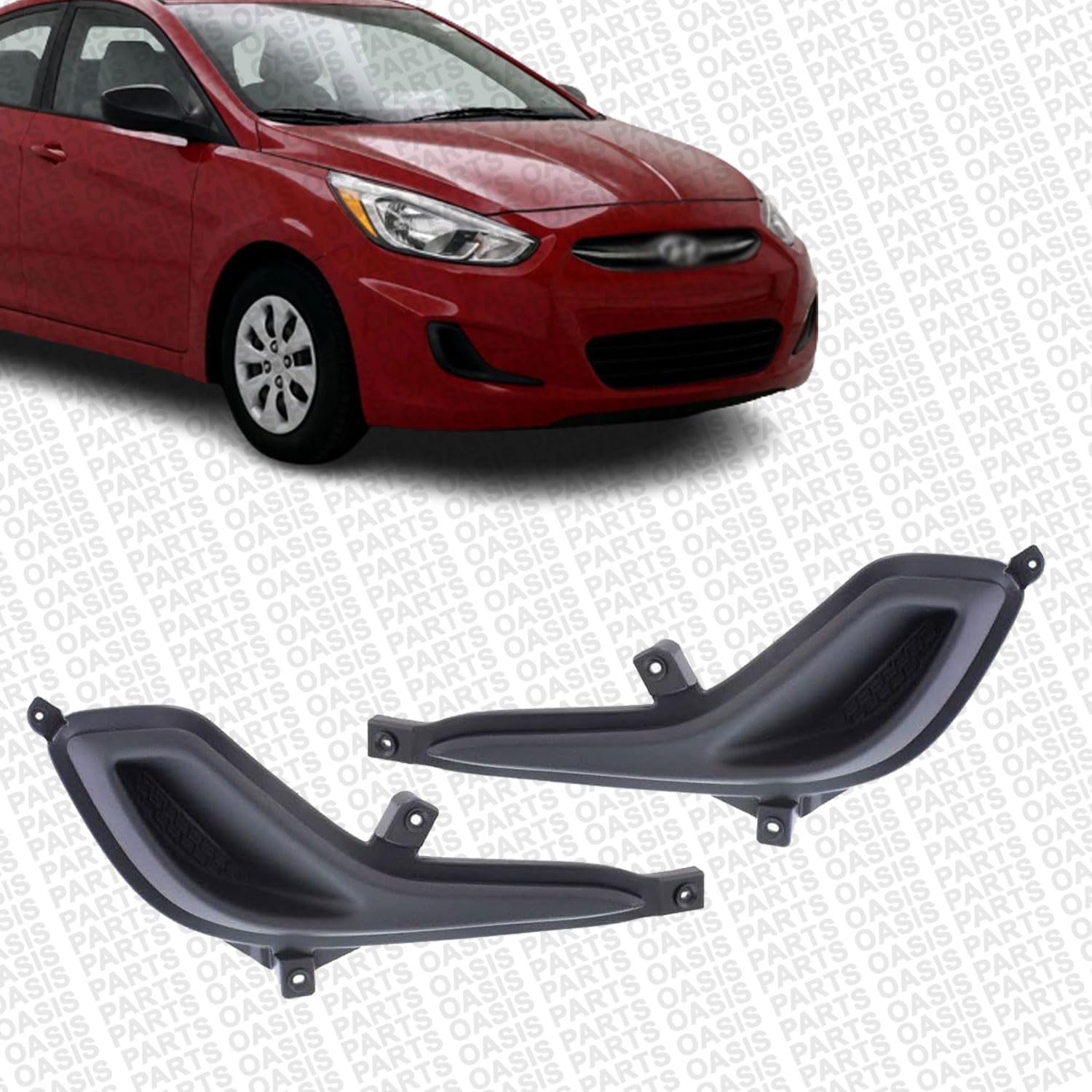 Amazon.com: New Front Fog Light Cover Plastic Right Passenger & Left ...