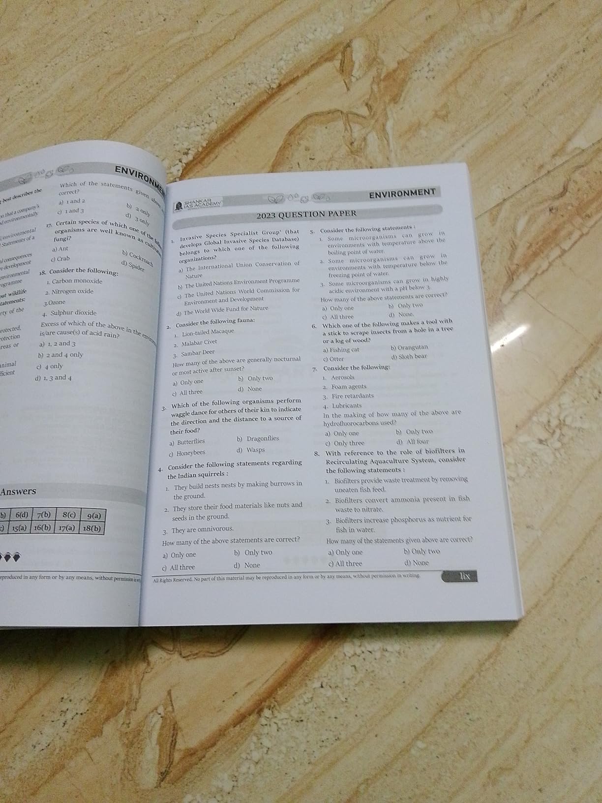 Buy Environment by Shankar IAS Academy 11th Edition with Updated Syllabus Book Online at Low ...