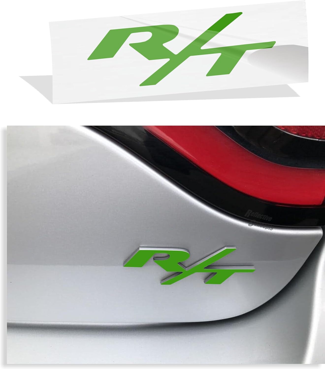 Amazon.com: Reflective Concepts - R/T Trunk Emblem Overlay Decal ...