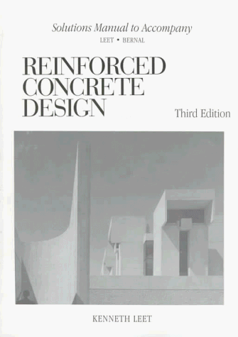 Reinforced Concrete Design: Solutions Manual: Buy Online at Best Price ...