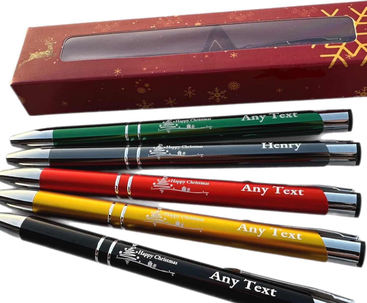 TinyGift Happy Christmas Pens - Personalised Gift with Christmas 2023 ...