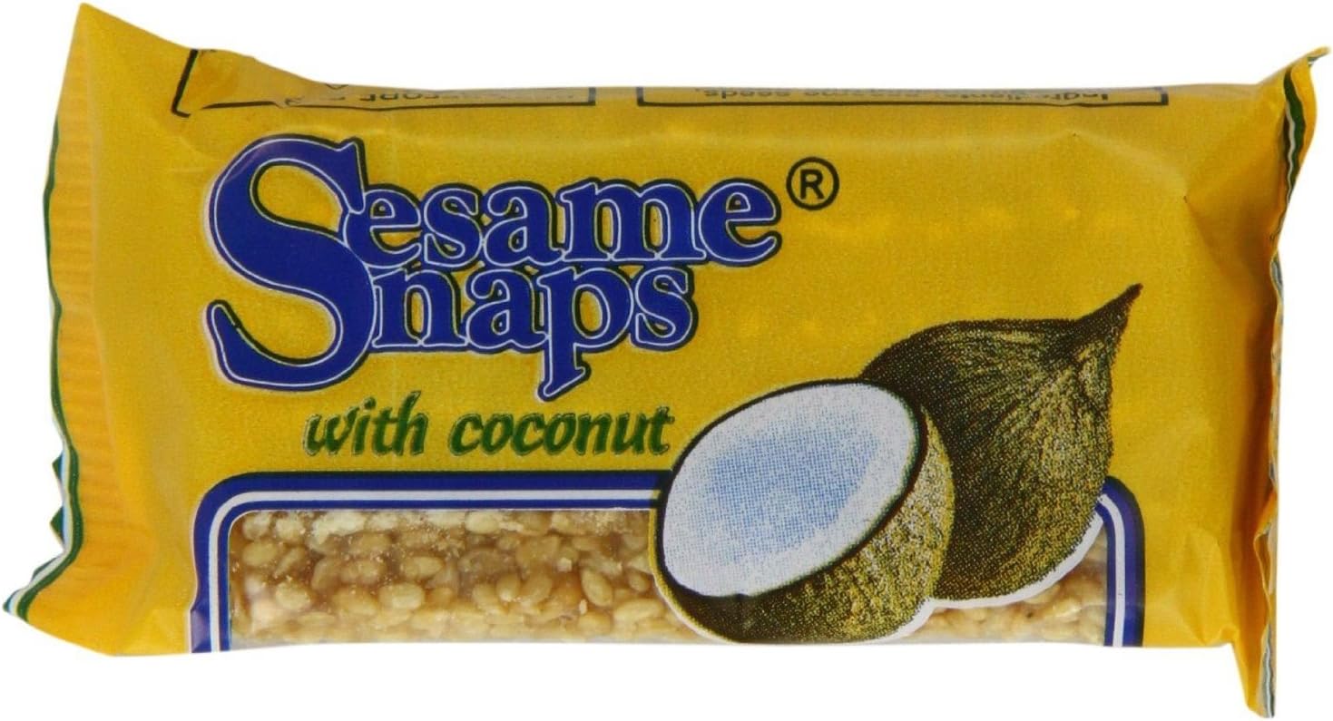 Sesame Snaps Sesame Snaps with Coconut 30g (Pack of 240) : Amazon.co.uk ...