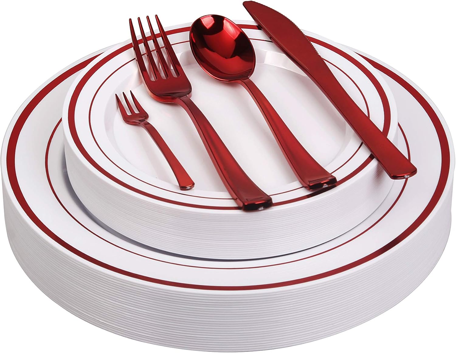 Amazon 125pcs Disposable Plastic Plates And Cutlery Set Party amazon-125pcs-disposable-plastic-plates-and-cutlery-set-party