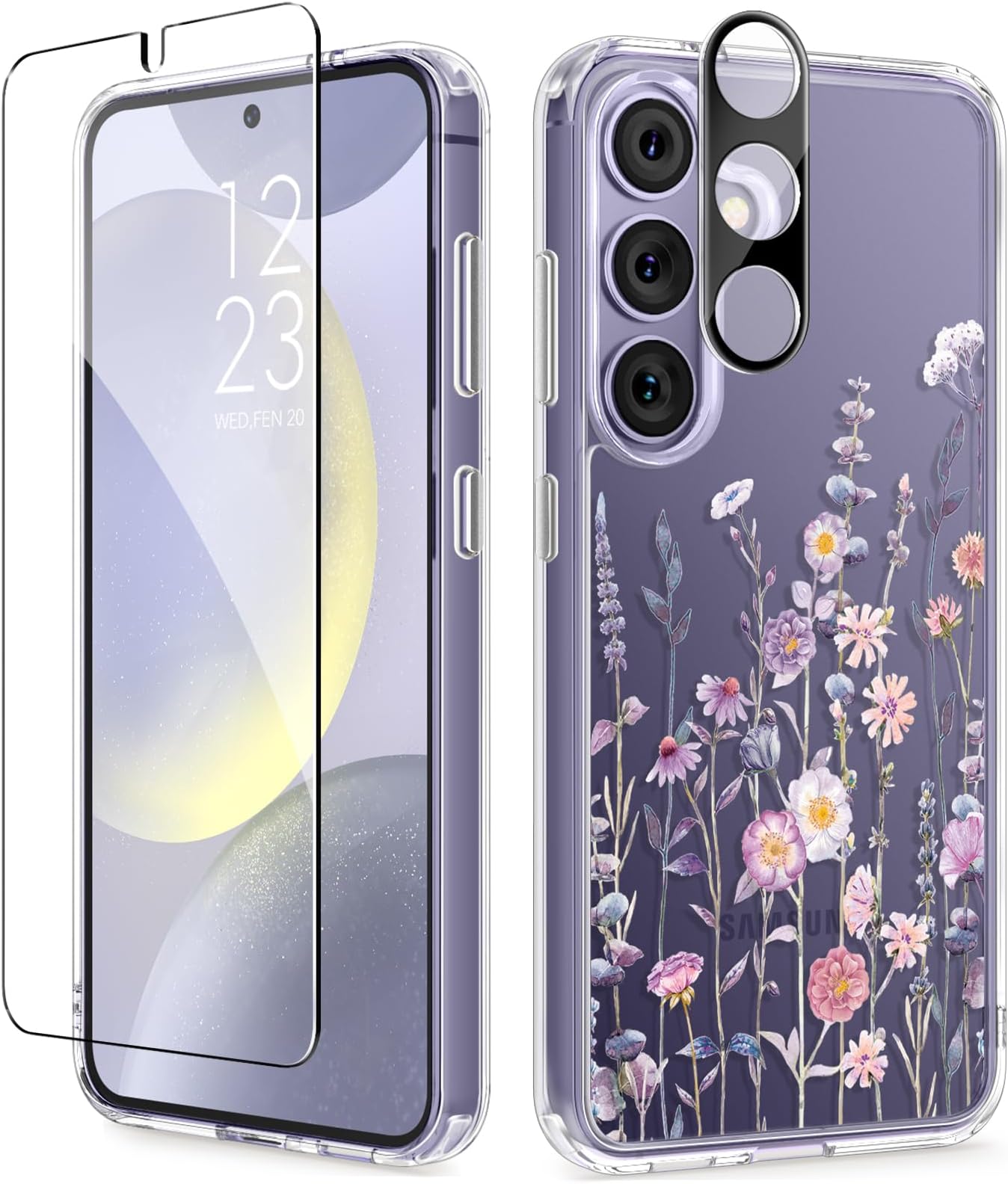 Amazon.com: RANZ Case for Galaxy S24 Plus, Anti-Scratch Shockproof ...