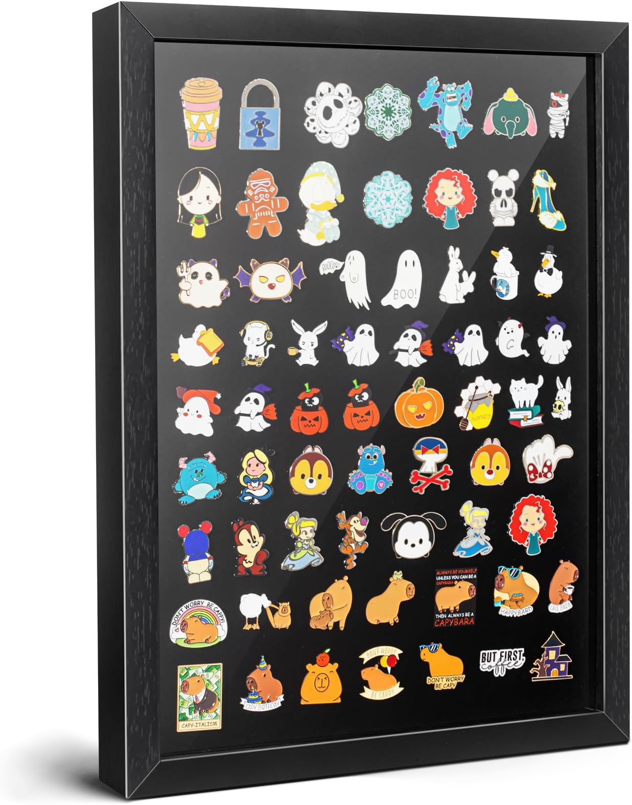 Amazon.com - Pin Display Shadow Box,Enamel Pin Display Frame, Enamel ...