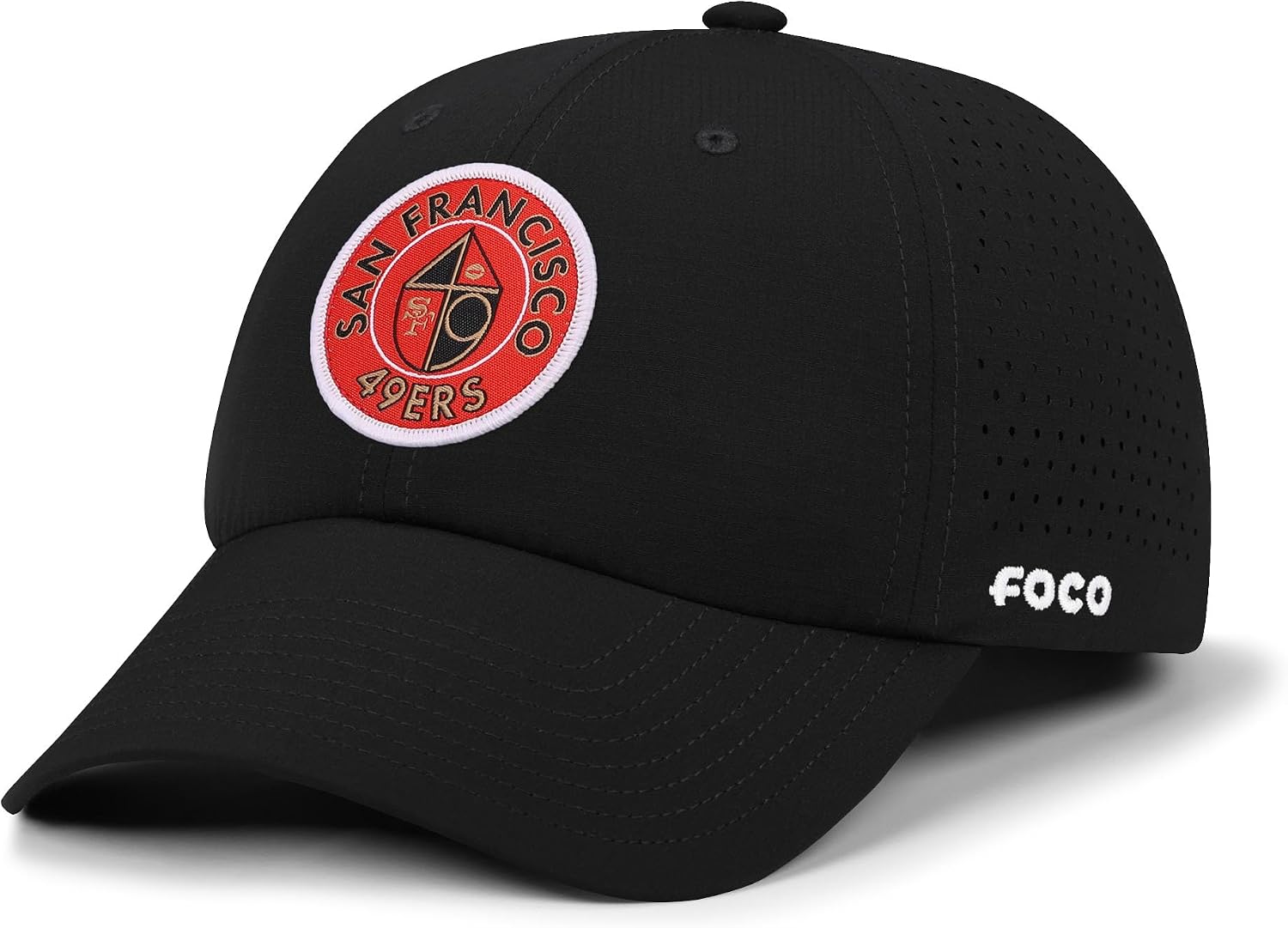 Amazon.com : FOCO San Francisco 49ers NFL Retro Circular Patch Casual ...