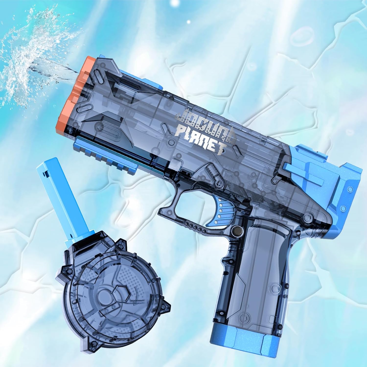 Super Pulse Auto Water Gun – Electric Water Pistol with Simulated ...