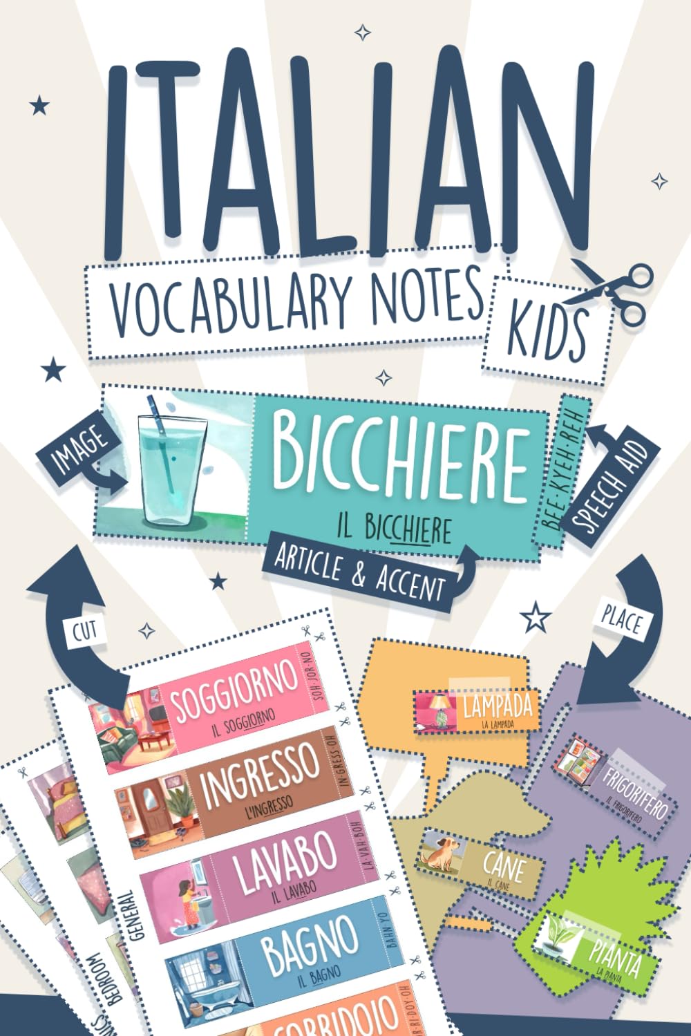 Amazon.com: Italian Vocabulary Notes for Kids and Beginners: Transform ...