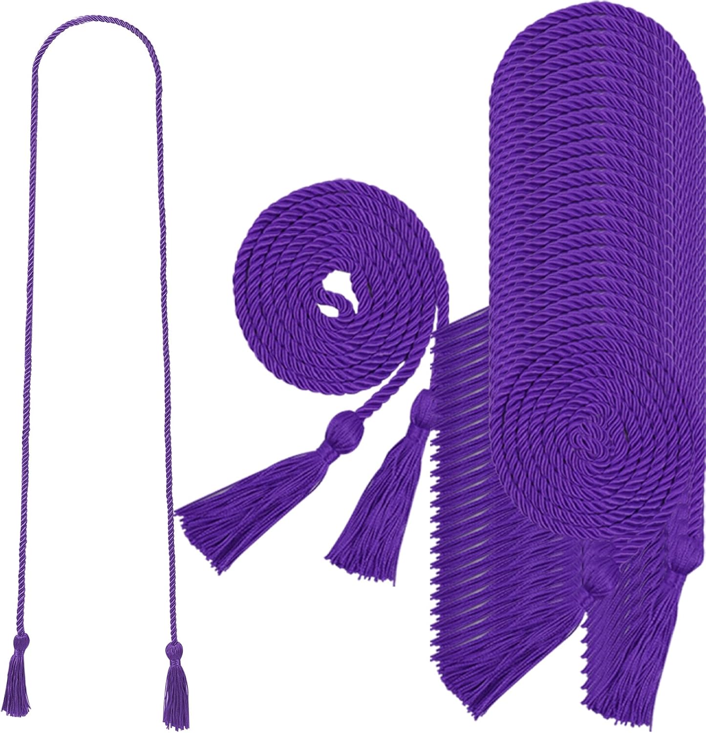 Amazon.com: 24 pcs Graduation Honor Cords 68" Grad Braided Honor Cord ...