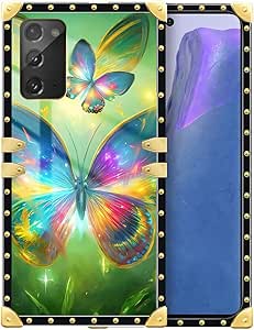 Amazon.com: Yuning419 Compatible with Samsung Galaxy Note 20 Case,Luxury Soft TPU & Hard PC Back ...