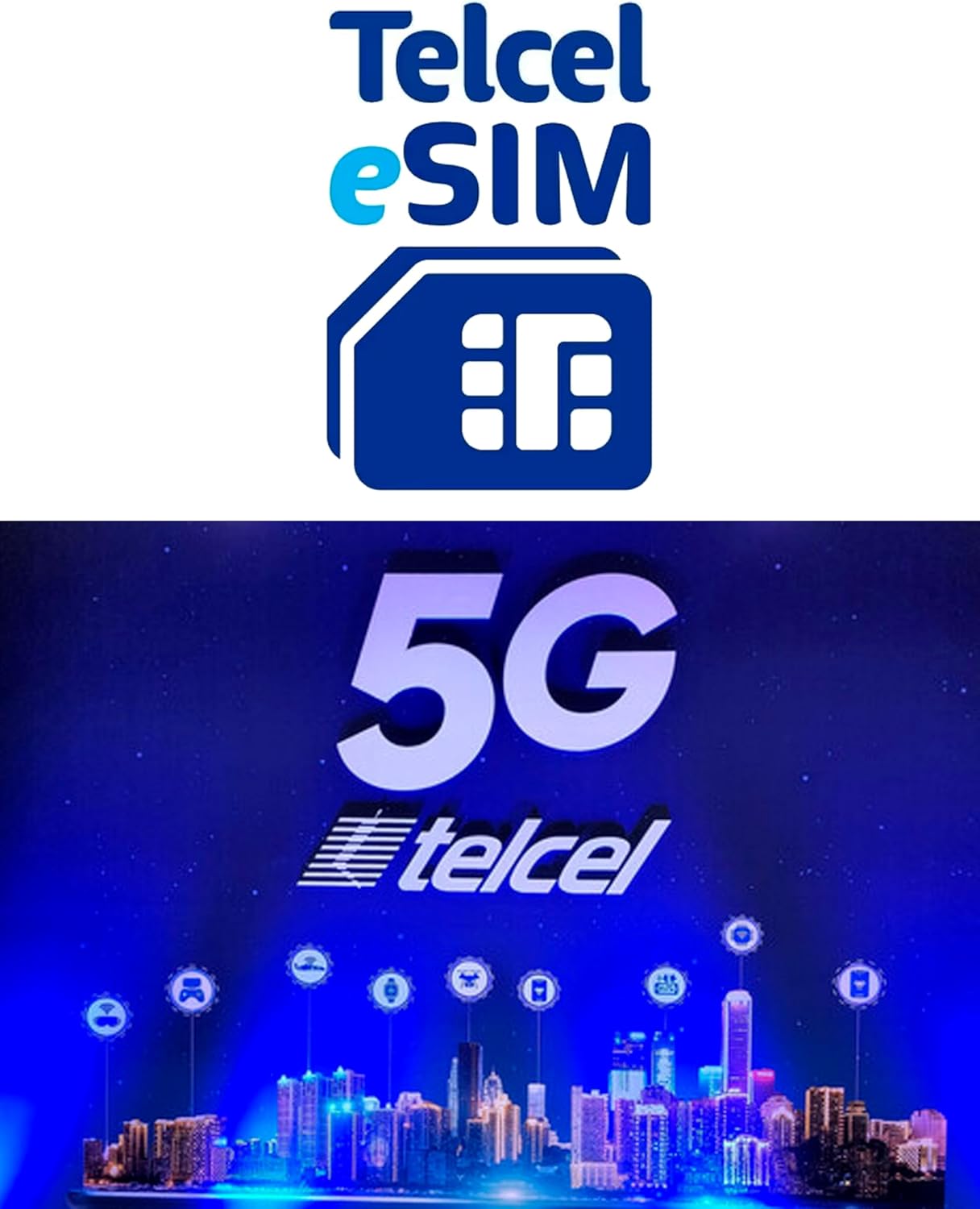 Genérico eSIM Telcel Prepago | Incluye saldo de Regalo : Amazon.com.mx ...
