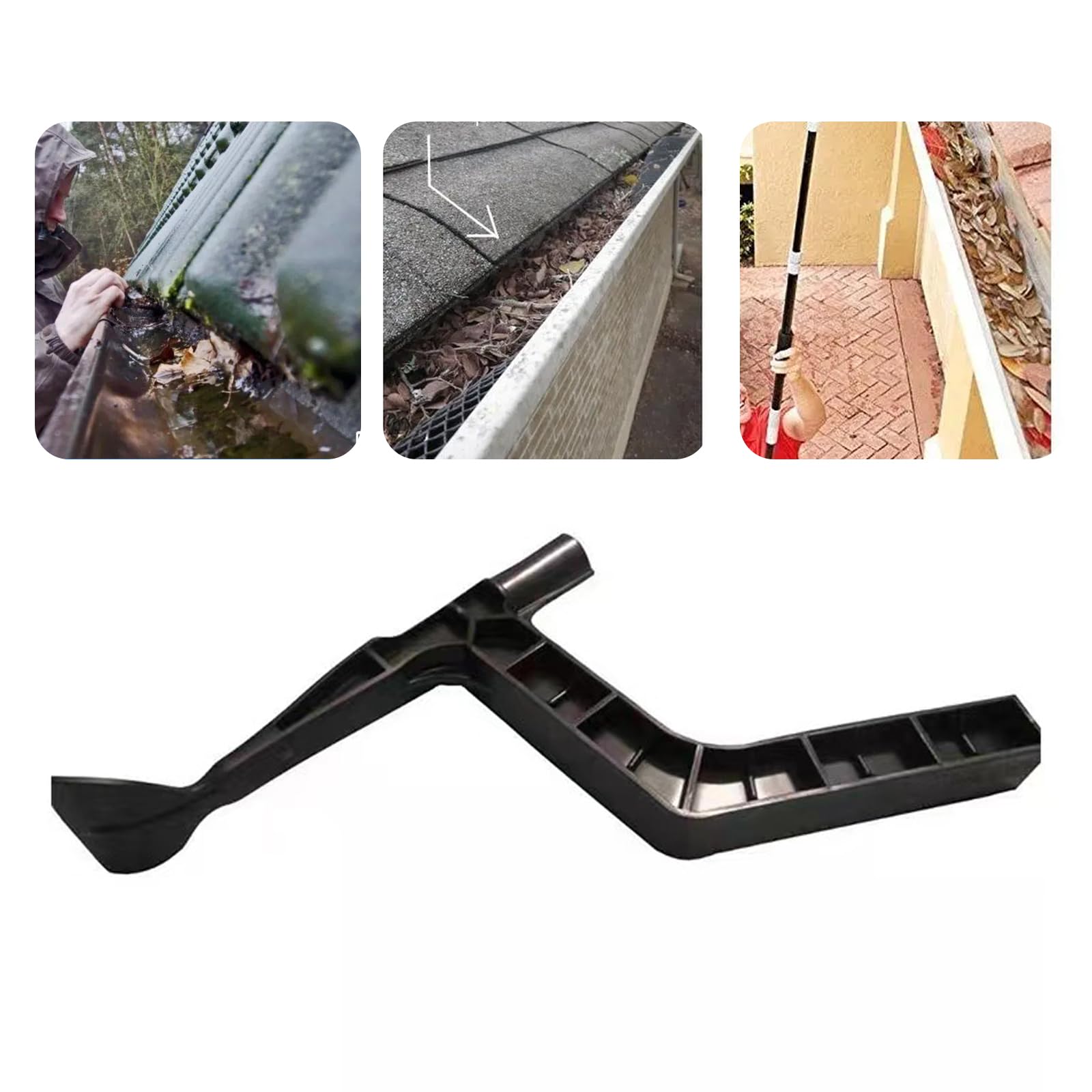 Kit Home Depot HOZEON 4 Pcs Gutter Tool, Gutter Cleaning Spoon And ...