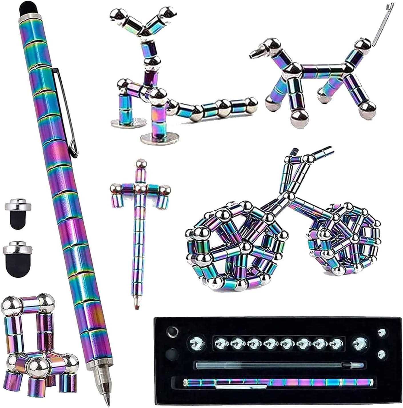 Amazon.com: iSkelter Fidget Pen, Magnetic Fidget Toy for Kids & Adults ...