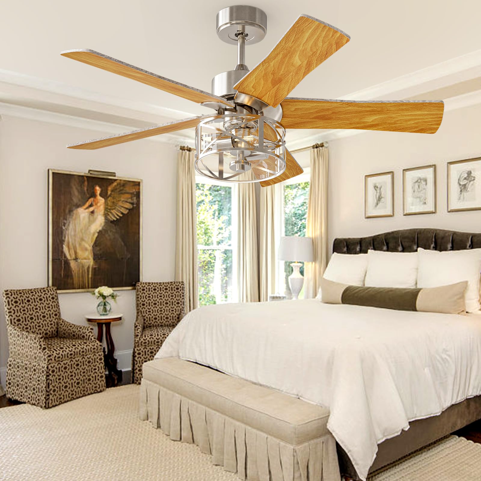 Snapklik.com : NOPAARD 48 Inch Ceiling Fans