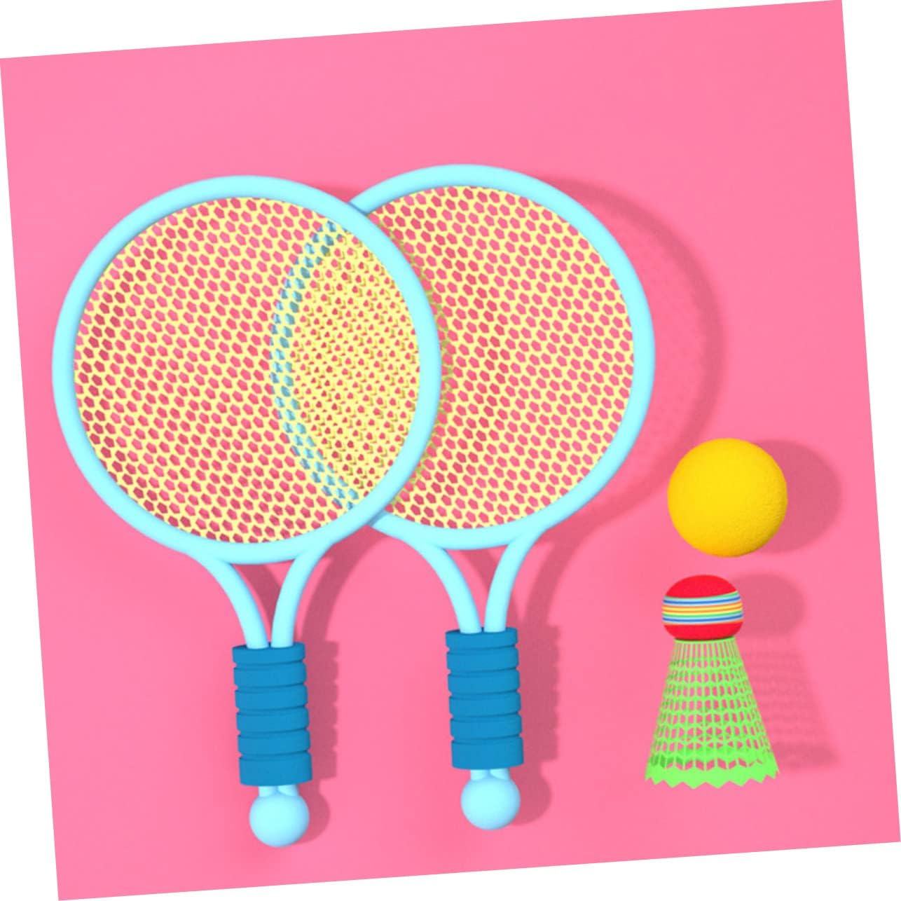 Milisten 1 Set Racket Plastic Tennis Racket Kids Tennis Racket with ...