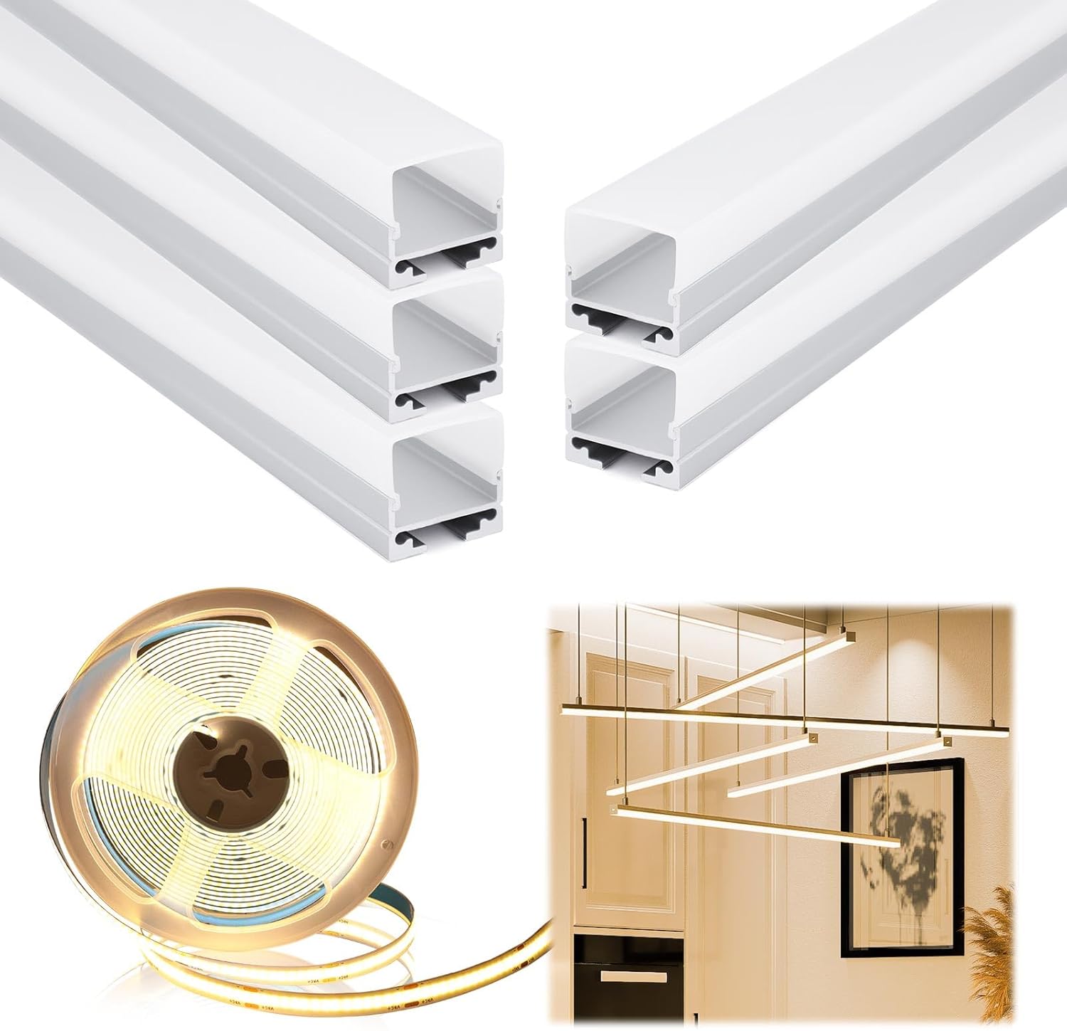 Amazon.com: Muzata Complete Set Spotless LED Diffuser Channel U116 with ...