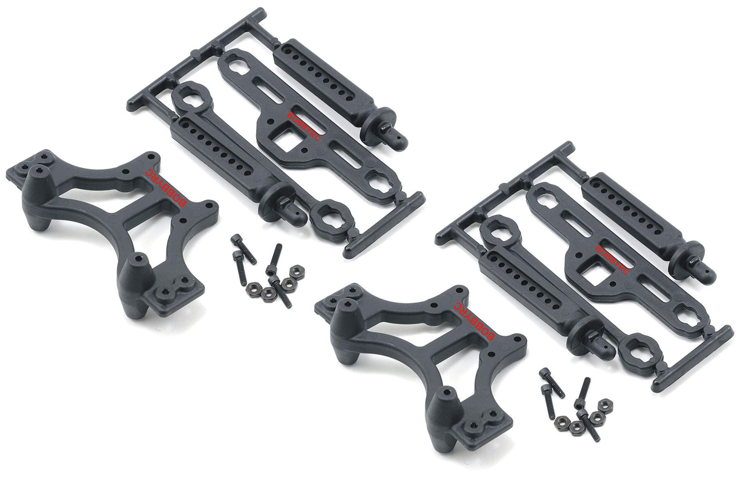Amazon.com: RPM T-maxx/E-maxx Front & Rear Shock Tower & Body Mount Set ...
