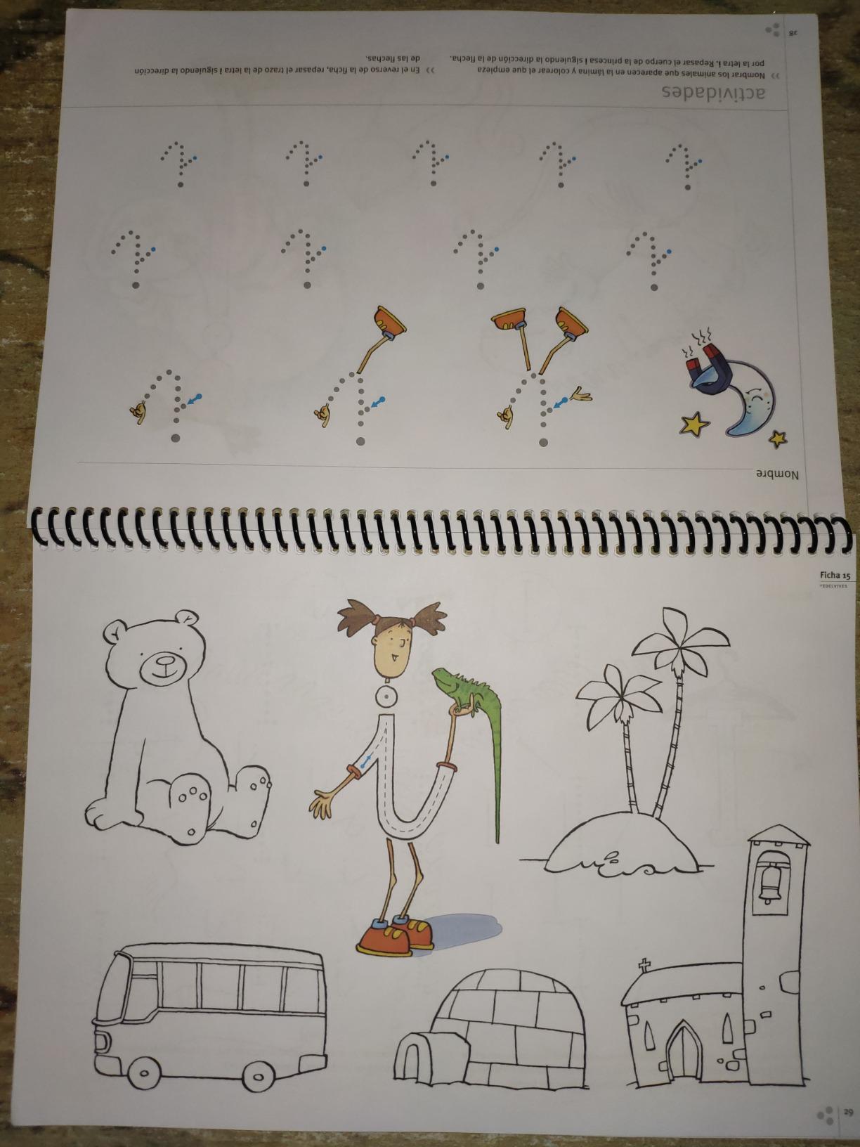 Letrilandia. Lectoescritura cuaderno 1 de escritura (Pauta Montessori ...