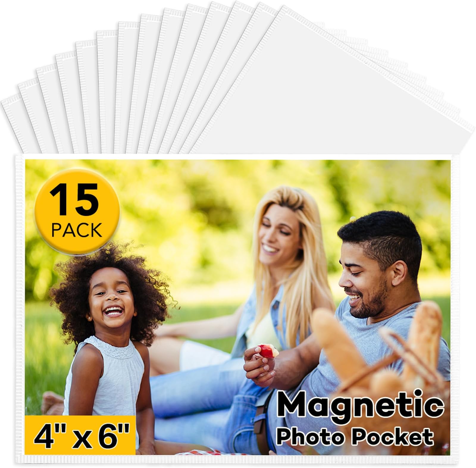 Amazon.com - Sticky Shoot Magnetic Sheets Pack of 15 for Refrigerator ...