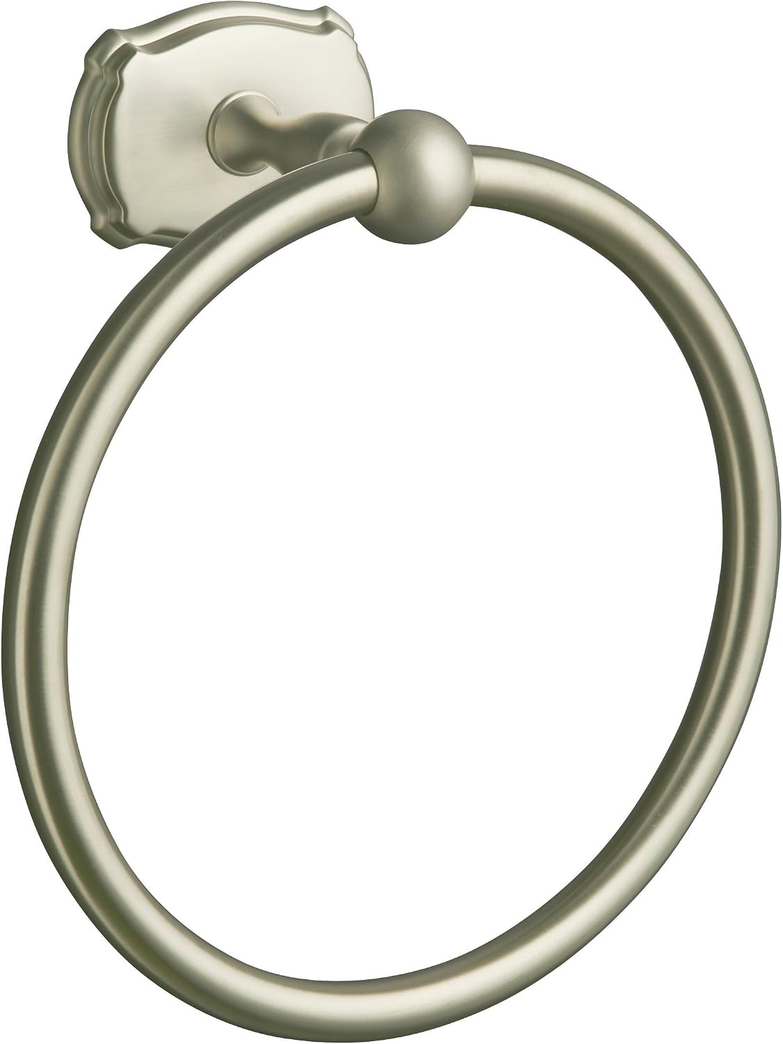 Amazon.com: KOHLER K-10486-BN Portrait Towel Ring, Vibrant Brushed ...