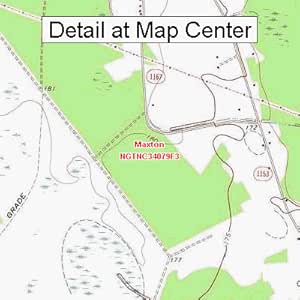 Amazon.com : USGS Topographic Quadrangle Map - Maxton, North Carolina ...