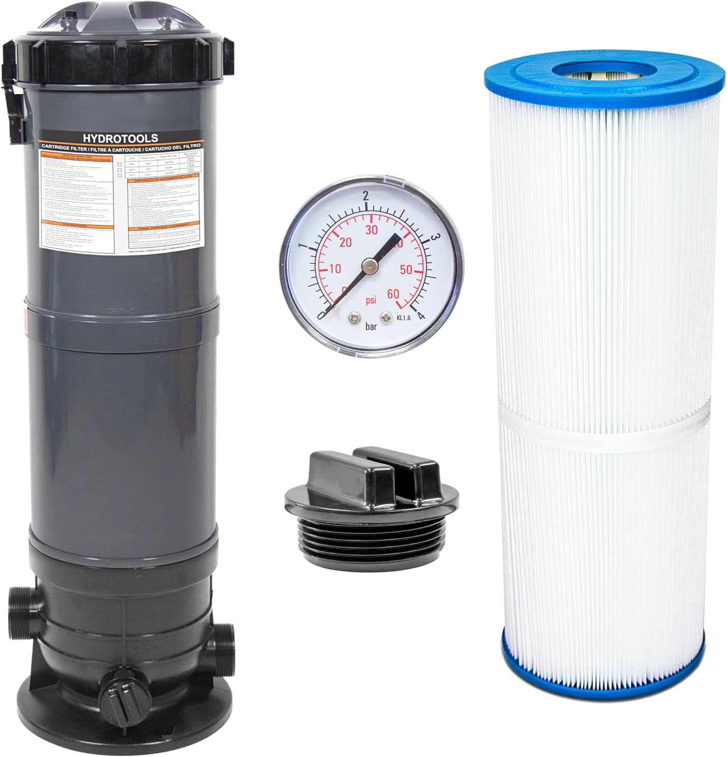 Amazon.com : Swimline HYDROTOOLS Above-Ground Pool Cartridge Filter ...