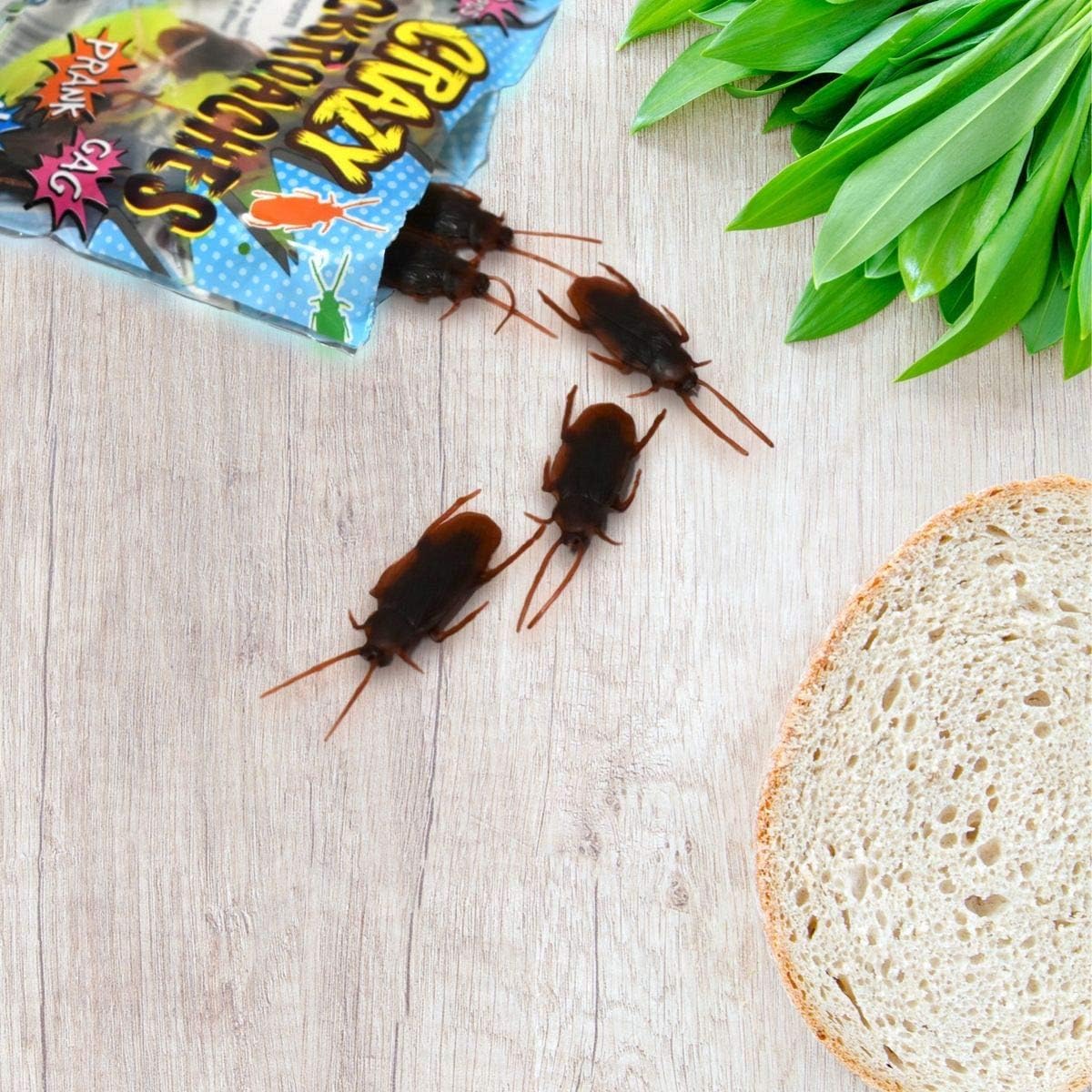 Crazy Cockroaches – 12 cucarachas falsas, broma realista que brilla en ...
