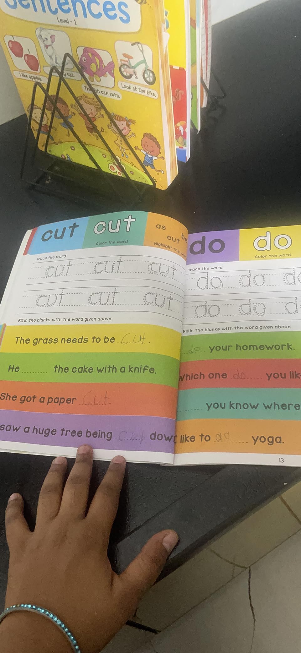 My First Sight Words and Sentences: Activity Book for Children | Build ...