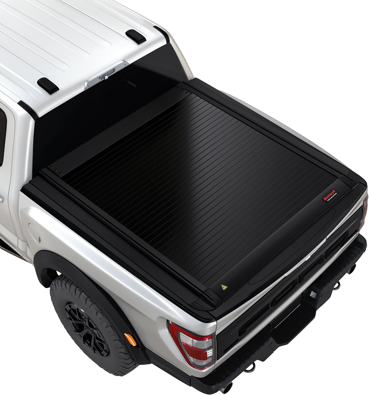 Amazon.com: Bestwyll Electric Remote Retractable Hard Truck Bed Tonneau ...