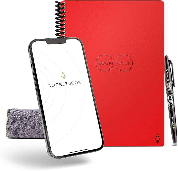 Amazon.com: Rocketbook Smart Reusable Notebook - Lined Eco-Friendly ...