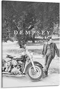 Amazon.com: Actor Patrick Dempsey Portrait Posters Canvas Art Poster ...