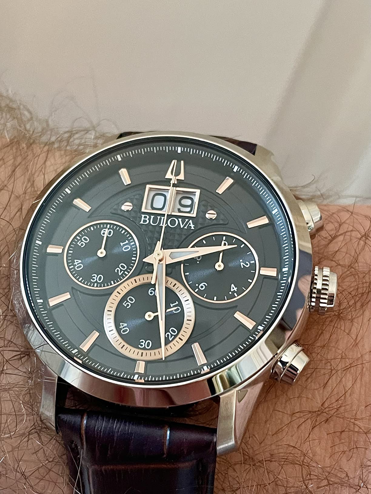 $47/mo - Finance Bulova Men's Classic Sutton Big Date Chronograph Watch ...