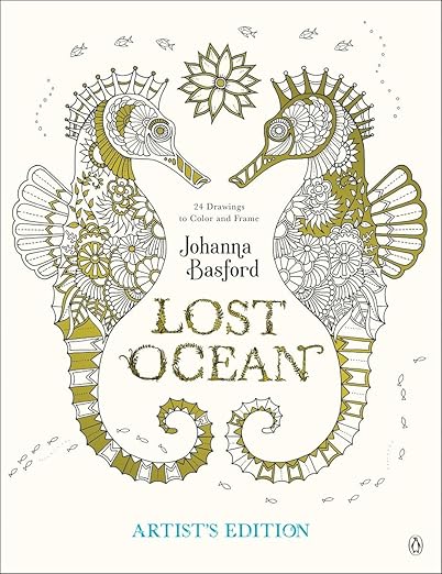 Amazon.com: Lost Ocean Artist's Edition: An Inky Adventure and Coloring ...