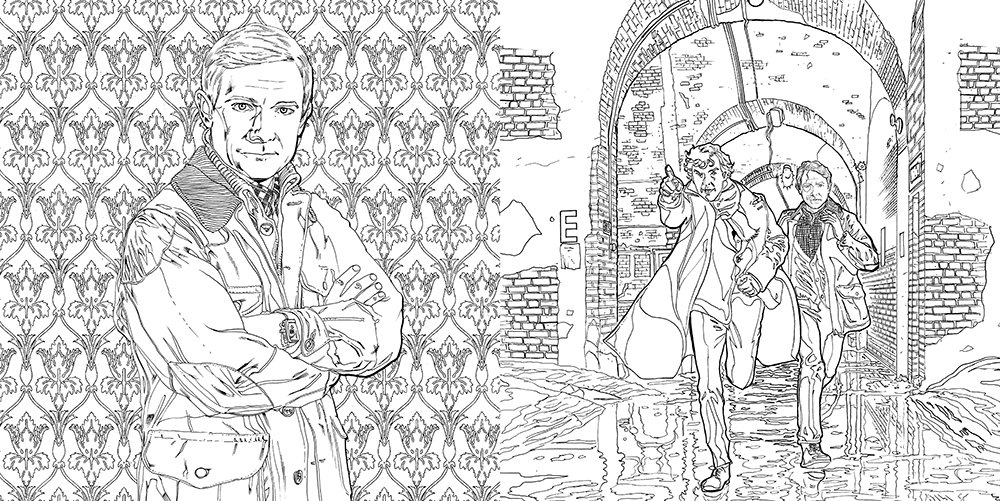 Moriarty Sherlock Coloring Pages