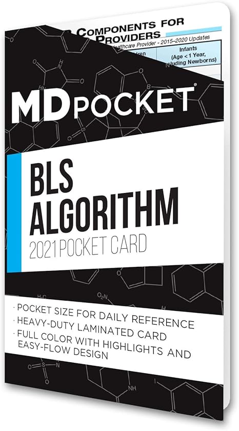 Amazon.com: MDpocket® Adult Basic Life Support Card (BLS) : Books