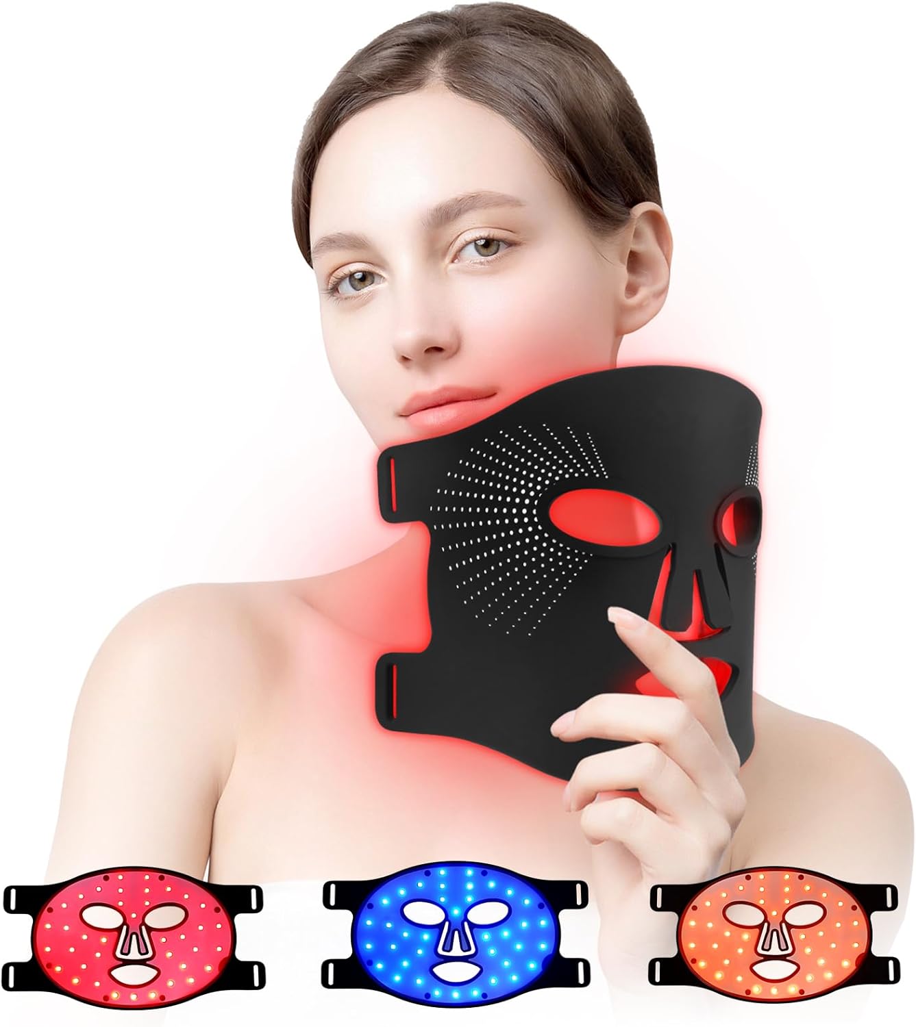 Amazon.com: Red Light Therapy for Face, Red Light Therapy Mask, 3 ...