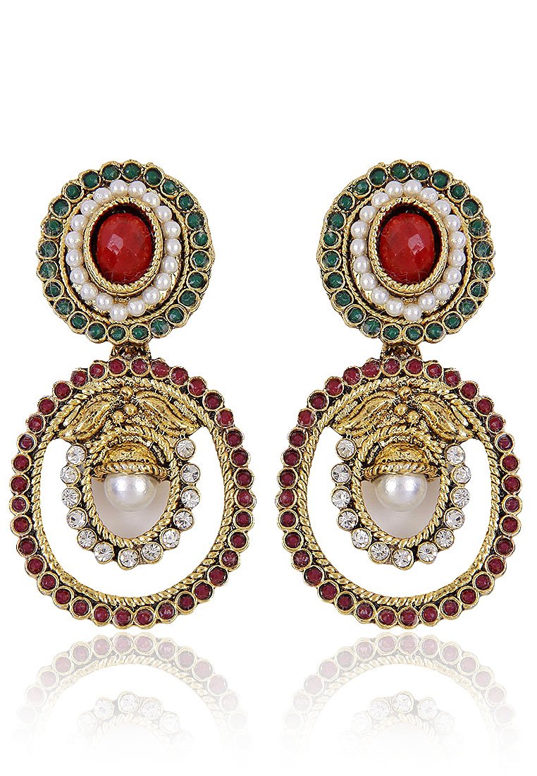 Shining Diva Metal Dangle & Drop Earring For Women (Multi-Colour ...