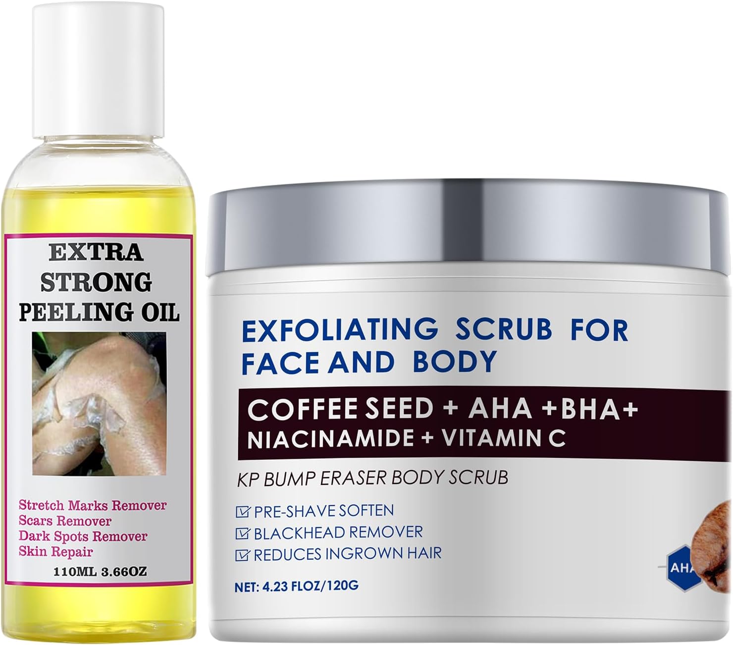 Amazon.com: Peeling Oil for Dark Skin, Yellow Peeling Oil, Strong ...