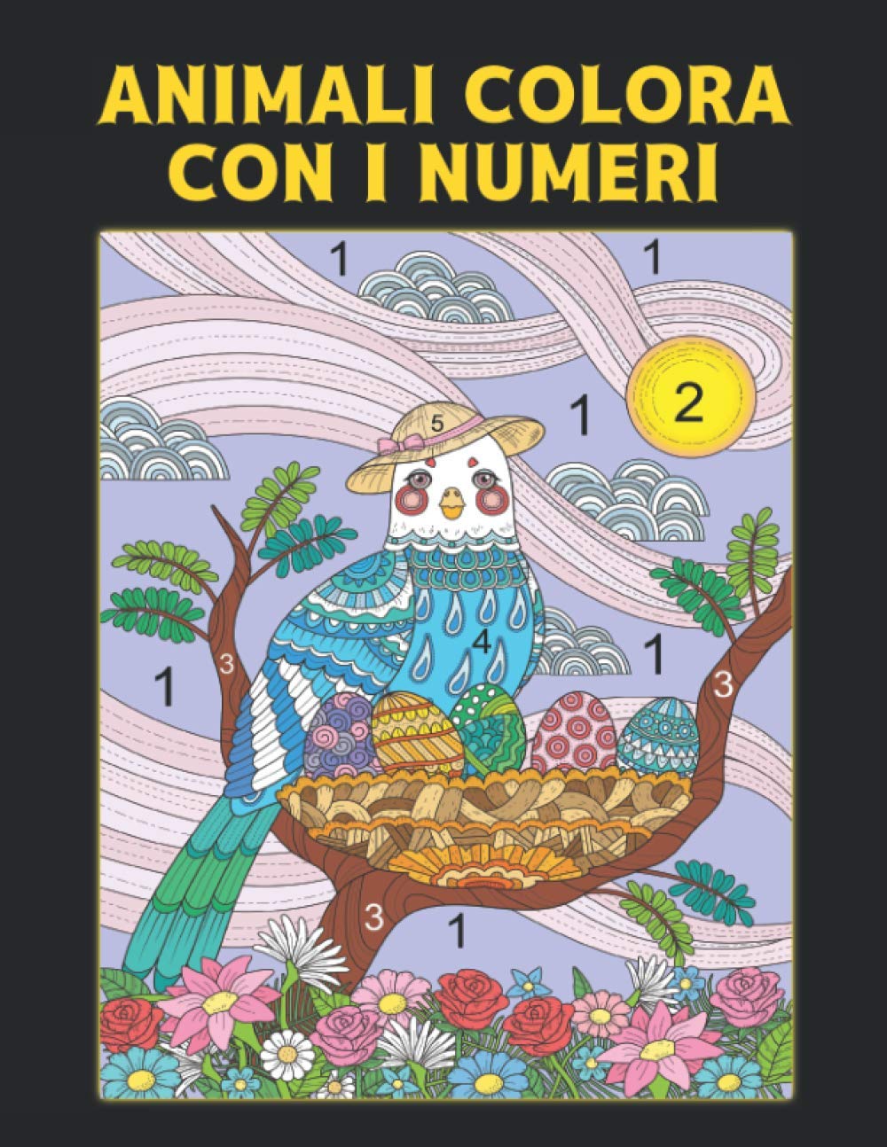 Buy Colora con i Numeri Animali: 60 Disegni Colorare per Numero di ...