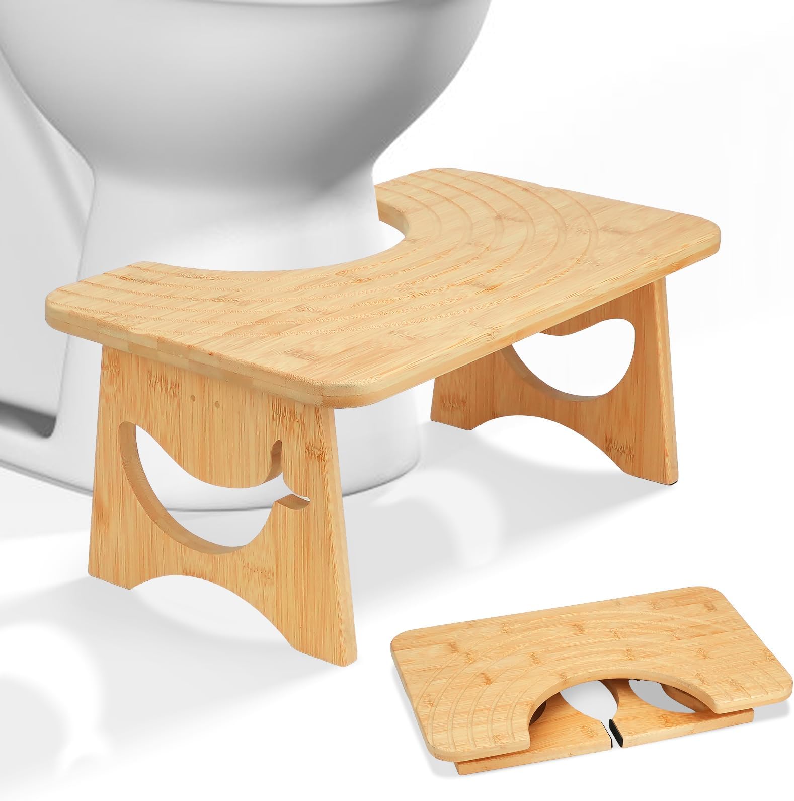 Praknu Klappbarer Toilettenhocker aus FSC® Bambus-Holz – 𝗥𝘂𝘁𝘀𝗰𝗵𝗳𝗲𝘀𝘁𝗲𝗿 ...