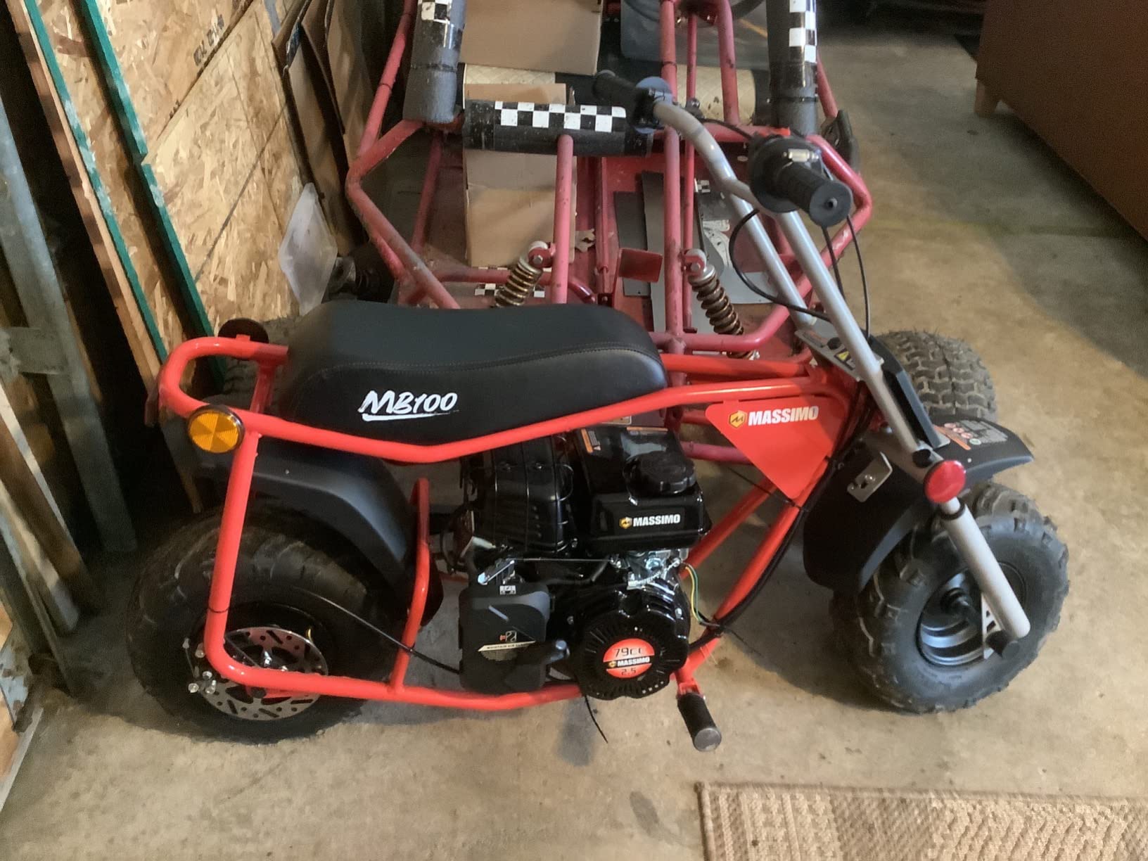 $50/mo - Finance Massimo MB100 79cc 4-Stroke Gas Powered Dirt Bike, Off ...